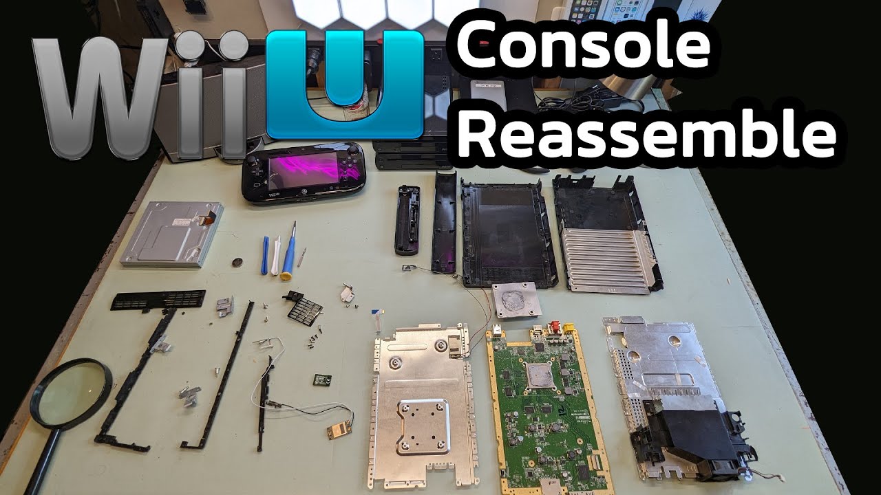 Wii U Console Reassemble After Full Teardown - YouTube