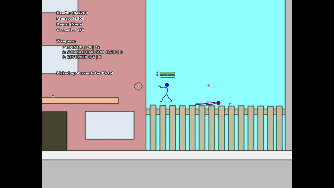 Agent Stickman - 2D Platform Shooting Stickman Game in GameMaker - YouTube