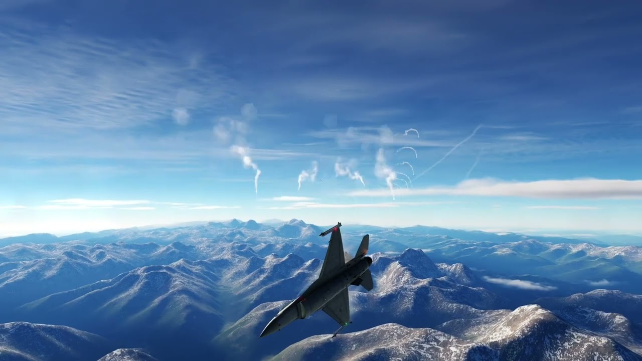 DCS: Dogfight in the mountains (cinematic) - YouTube