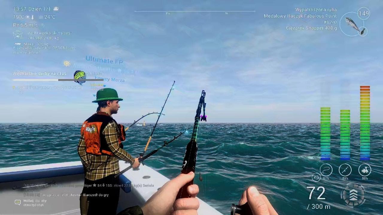 Fishing Planet (PS5) : Ocean 🐋 Wspólne Łowienie 🐋 Życiówka / Itajara ...