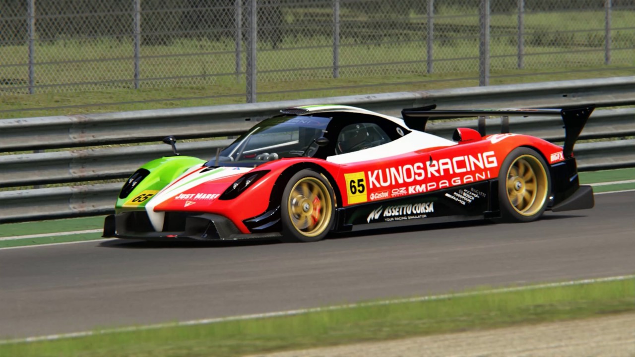 Assetto Corsa - Pagani Huayra vs Zonda-R: Hotlap Shootout - YouTube