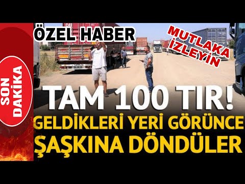 Başkentte ilginç olay! Boş araziyi gören TIR şoförleri ne yapacağını şaşırdı