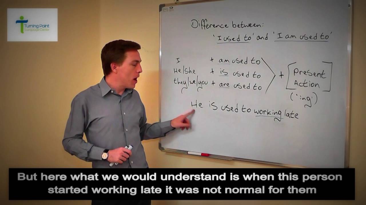 نسخة عن English Grammar - ( I used to ) & ( I am used to ) - part 2 ...