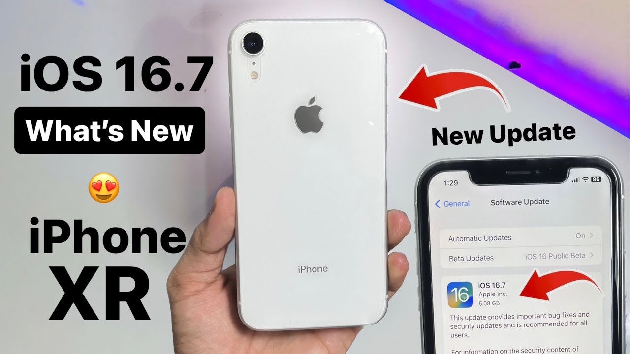 iOS 16.7 RC Update - iOS 16.7 New Features & Changes on iPhone XR - YouTube
