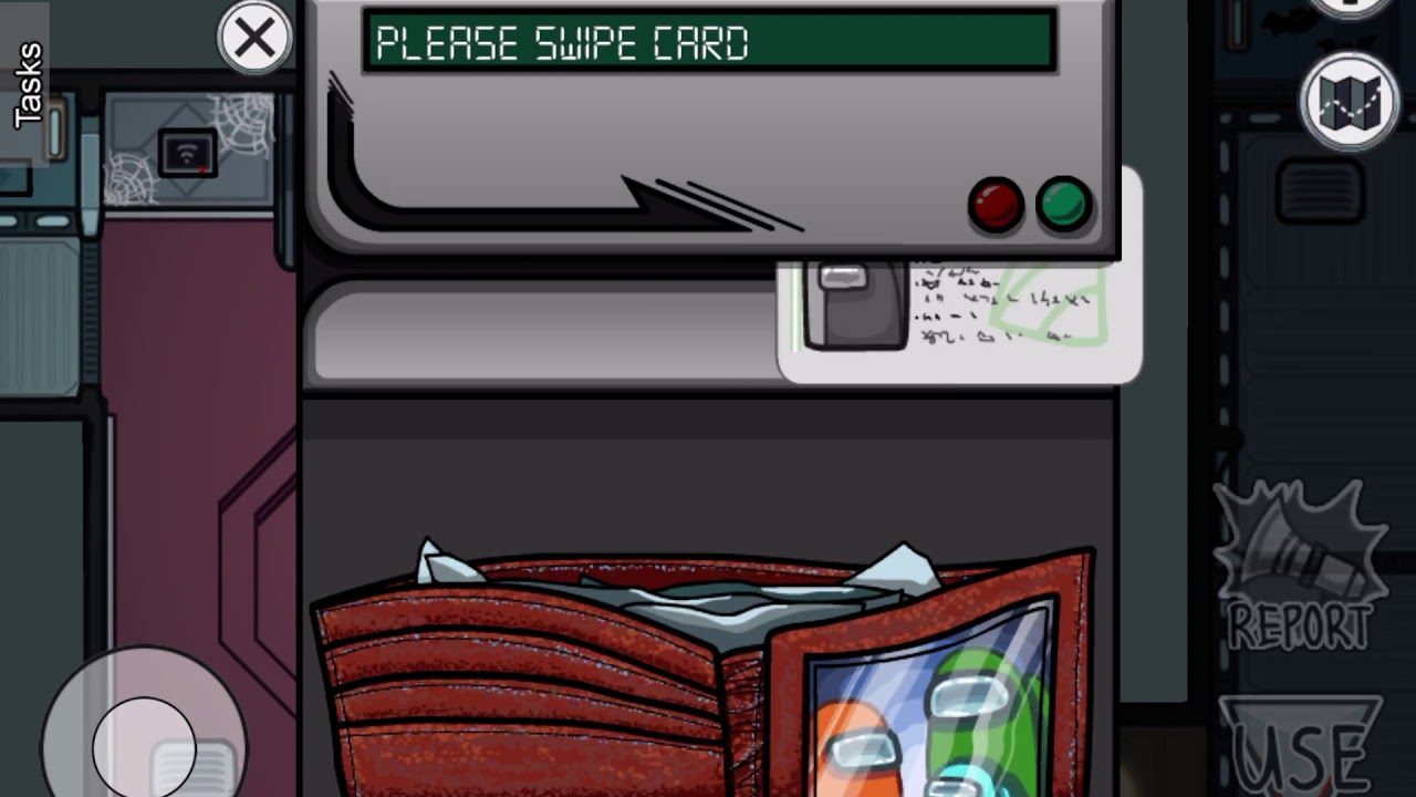 Among us card task - YouTube