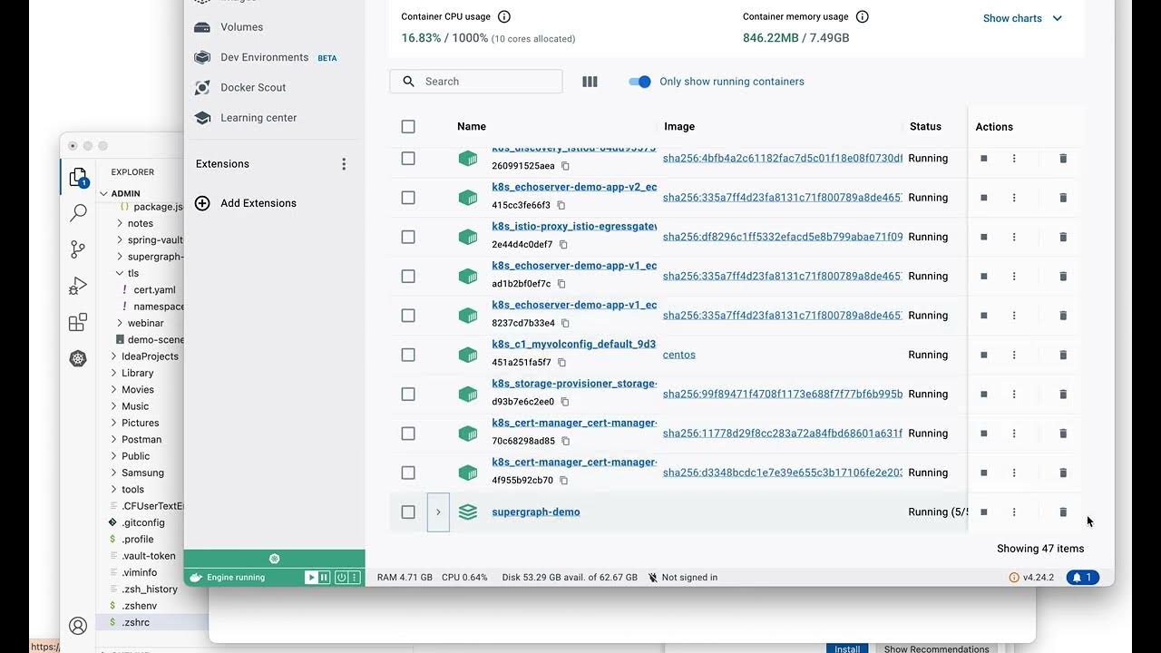 apollo graphql supergraph Apollo Studio and GraphQL Query on Docker Desktop having 5 Subgraphs ...