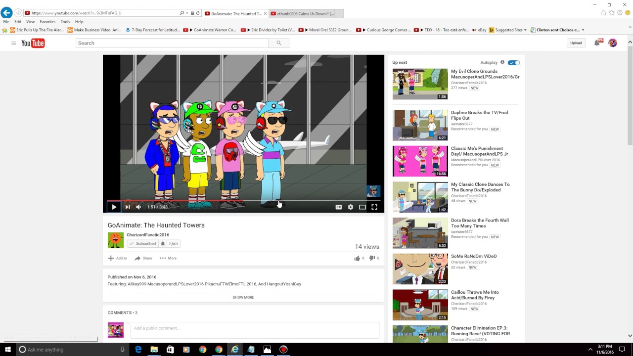 My React- GoAnimate: The Haunted Towers - YouTube