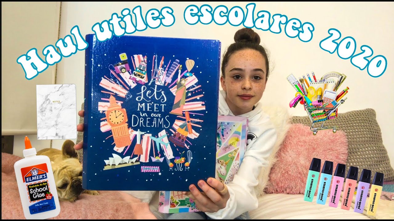 MIS ÚTILES ESCOLARES 2020 - YouTube