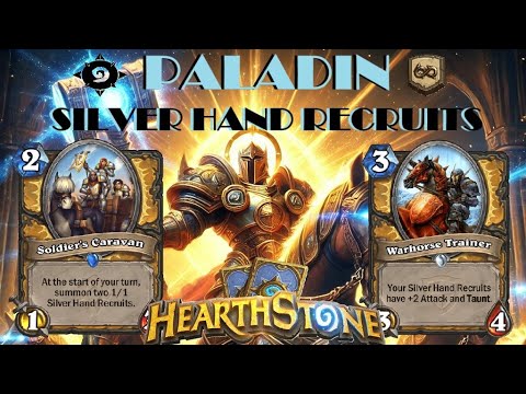 Paladin - Silver Hand Recruits - Hearthstone Wild Gameplay - YouTube