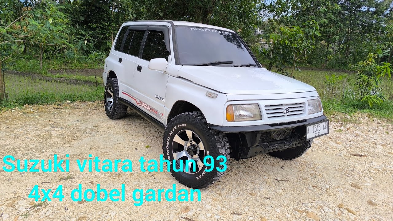 Suzuki ViTARA TAHUN 93,DOBEL GARDAN 4x4.siap trabas‼️👍🙂 - YouTube