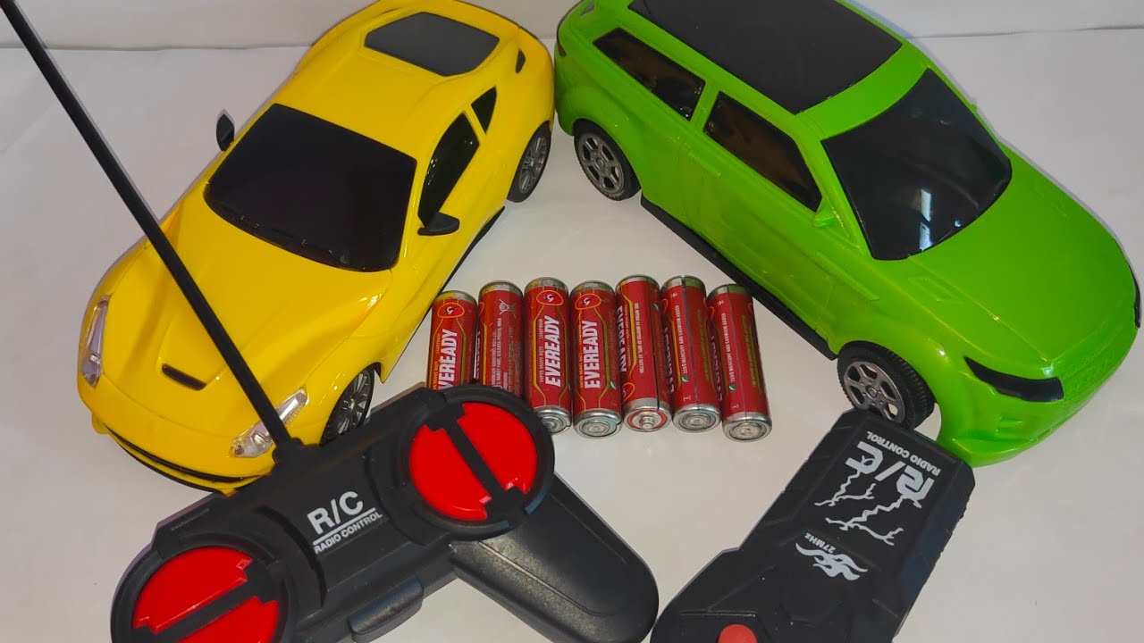 RC Remote control rasing car and helicopter unboxing and testing # ...