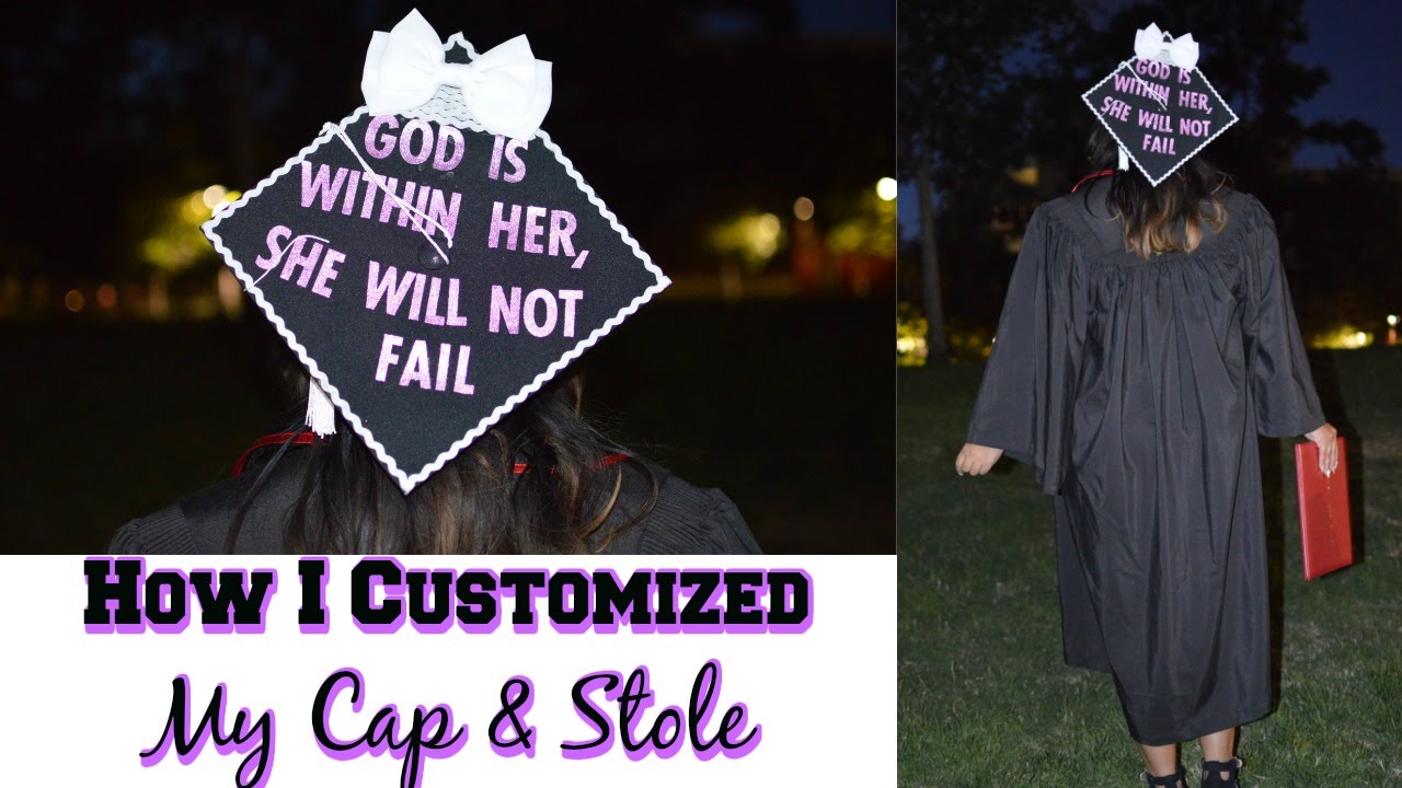 DIY Graduation Cap and Stole! - YouTube