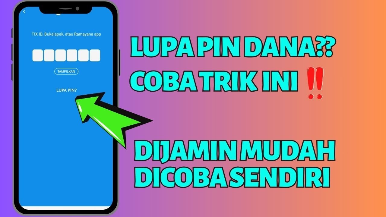 Cara Mengatasi Lupa PIN DANA Terbaru 2024 - YouTube