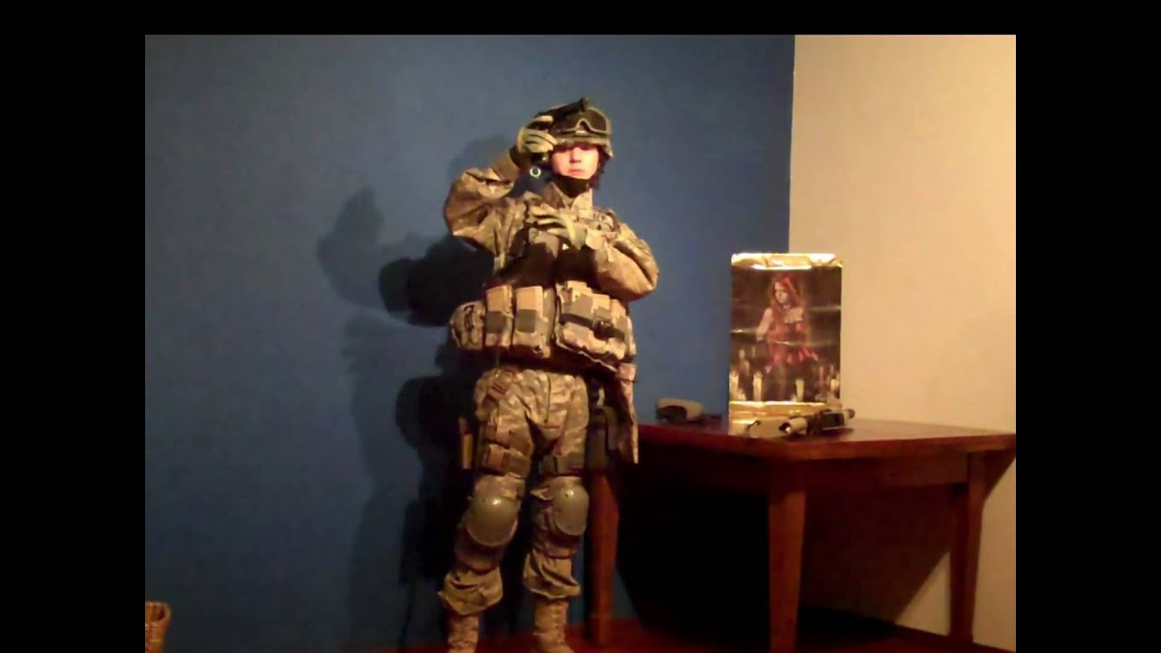 Airsoft ACU Loadout Review - YouTube