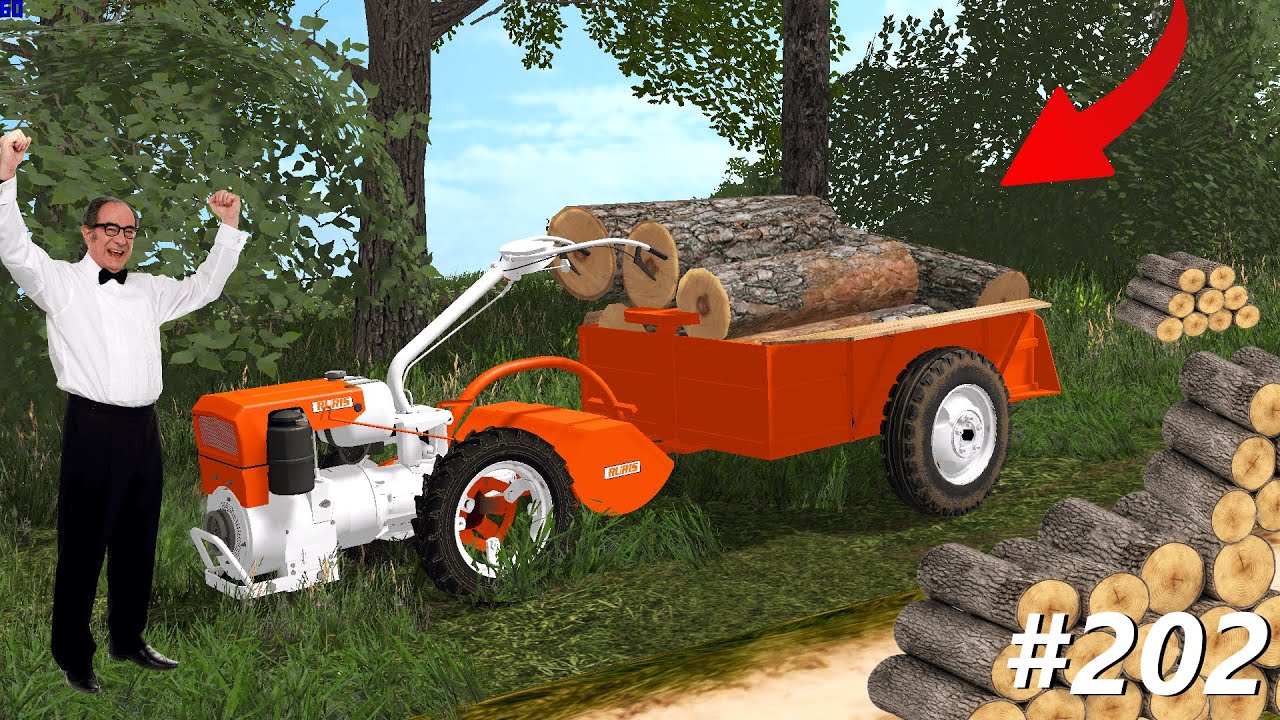 MOTOCULTOR RURIS la PADURE [FS17/Roleplay/202] - YouTube