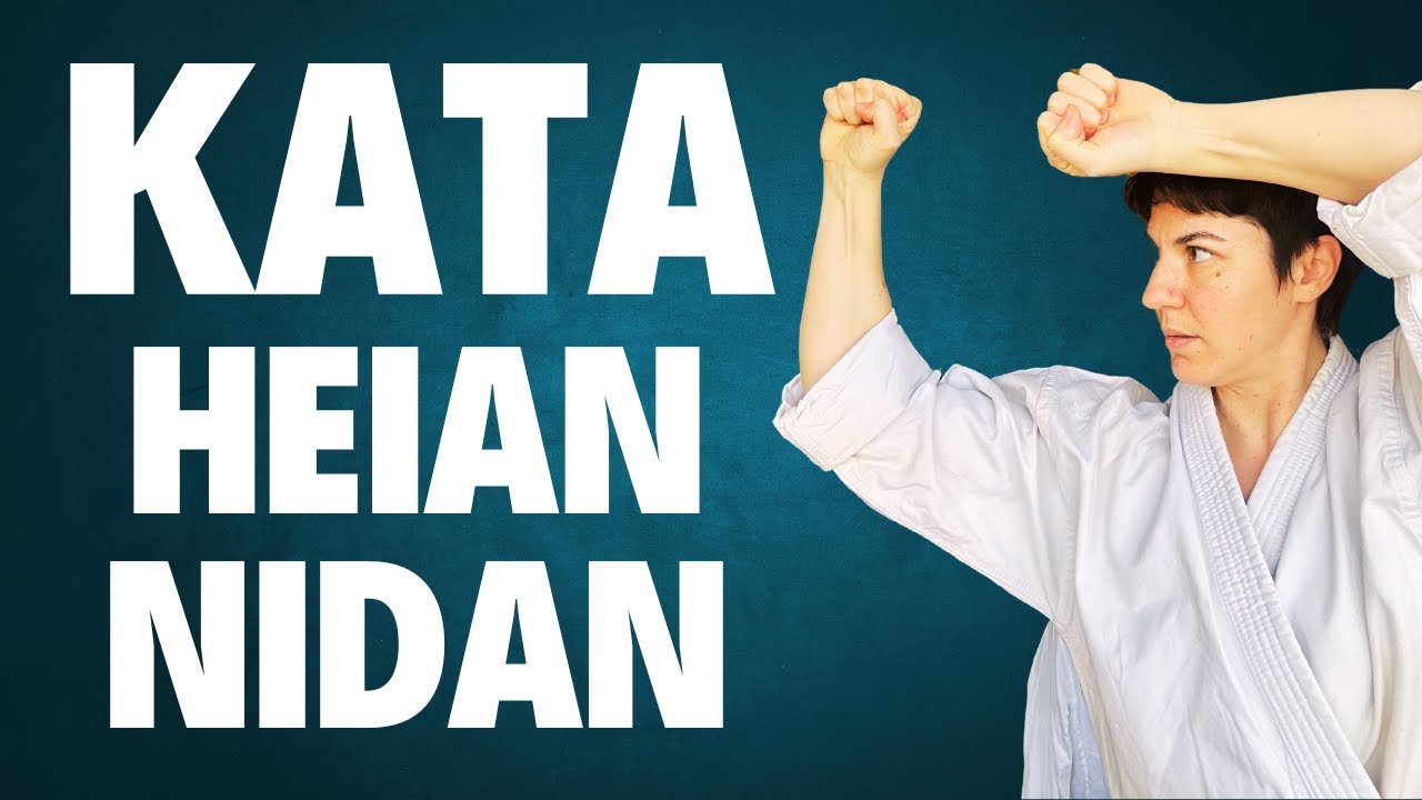 Karate for beginners - Kata Shotokan Heian Nidan 2 Full Sequence - YouTube