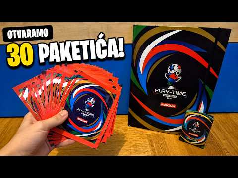 OTVARAMO 30 PAKETIĆA! PLAY-TIME GOAL STARS 2026 IZ KONZUMA