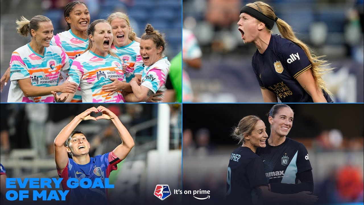 Every NWSL goal from May on Prime Video - YouTube