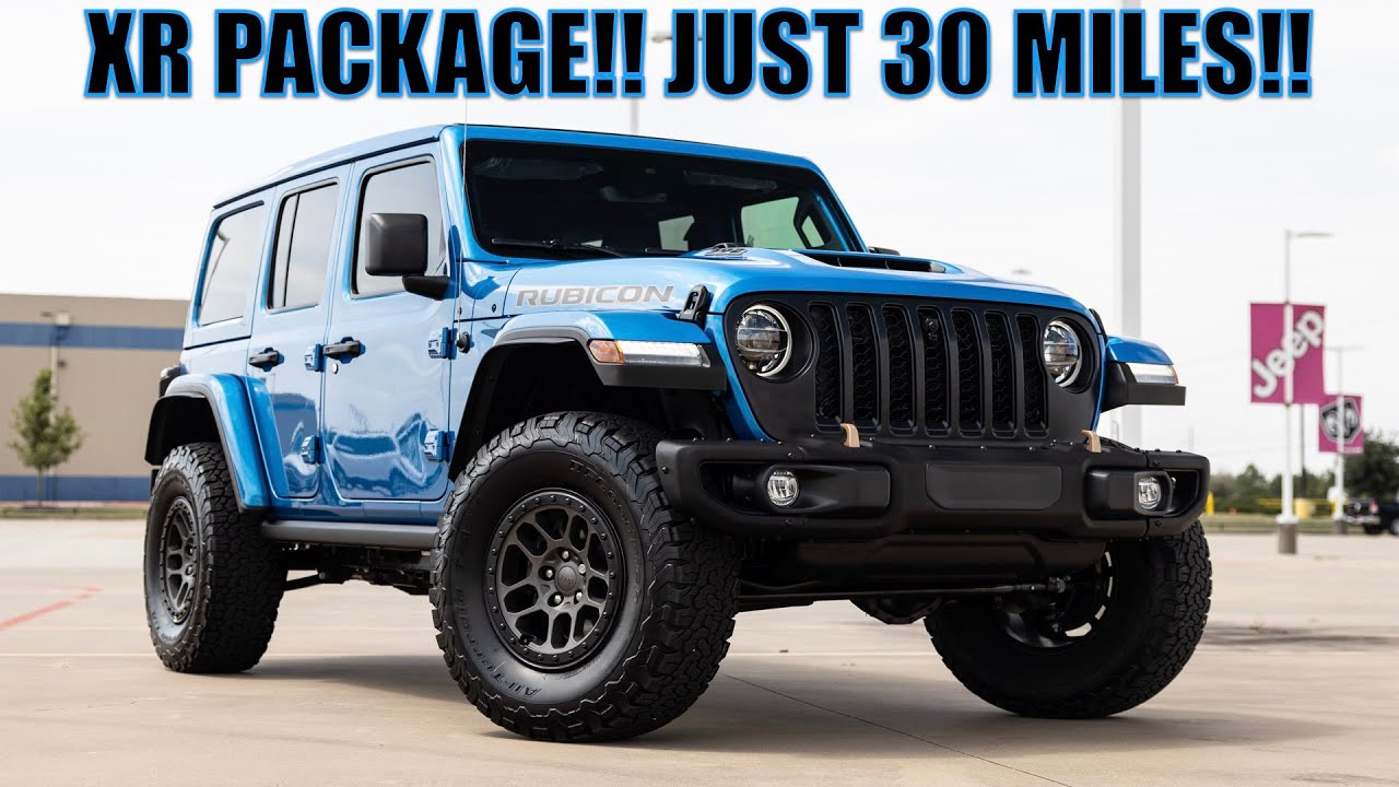 2022 Jeep Wrangler Unlimited Rubicon 392 with 30 Miles (RARE HYDRO BLUE ...