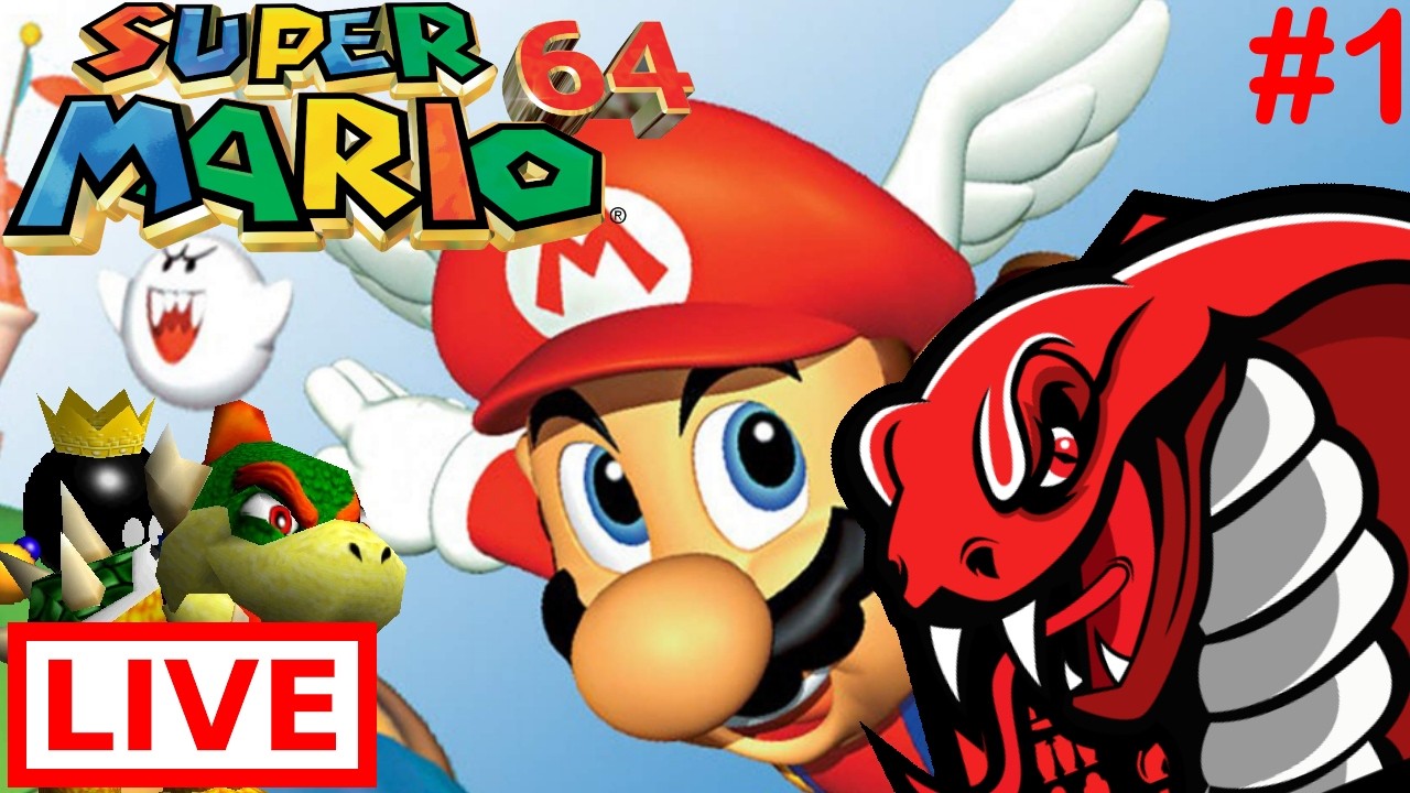 Super Mario 64 Live - Part 1 - Super Mario 3D All Stars - YouTube