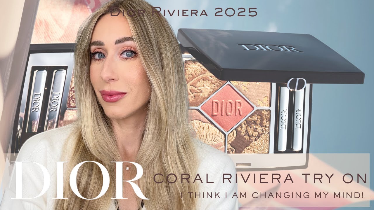 NEW Dior Riviera makeup summer 2025 - Coral Riviera try on and Demo ...
