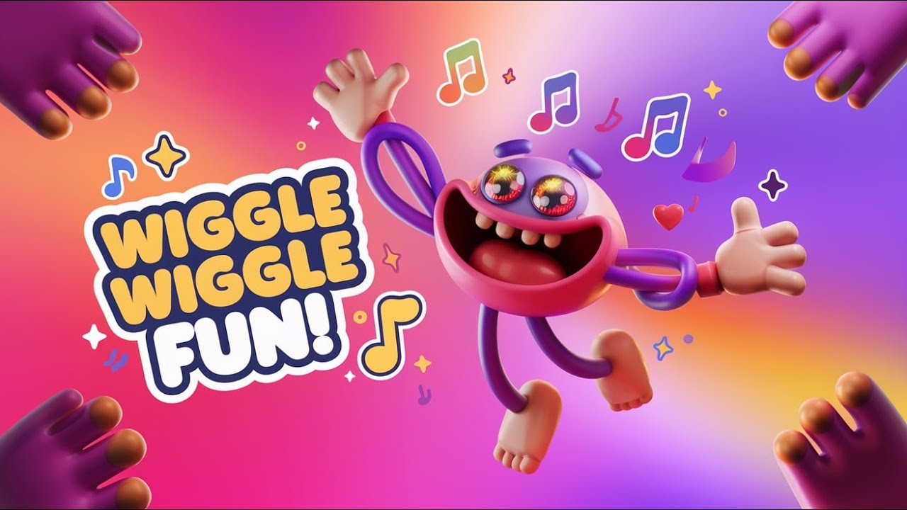 Wiggle Your Fingers, Toes, and Knees! Fun Dance Song for Kids! 3D ...