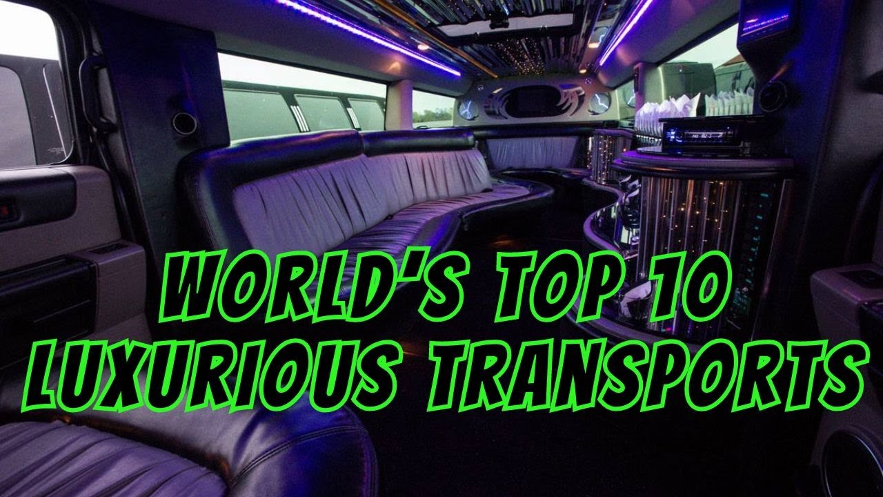 Top 10 LUXURY TRANSPORTATIONS | Discover the Secret World of Luxurious ...