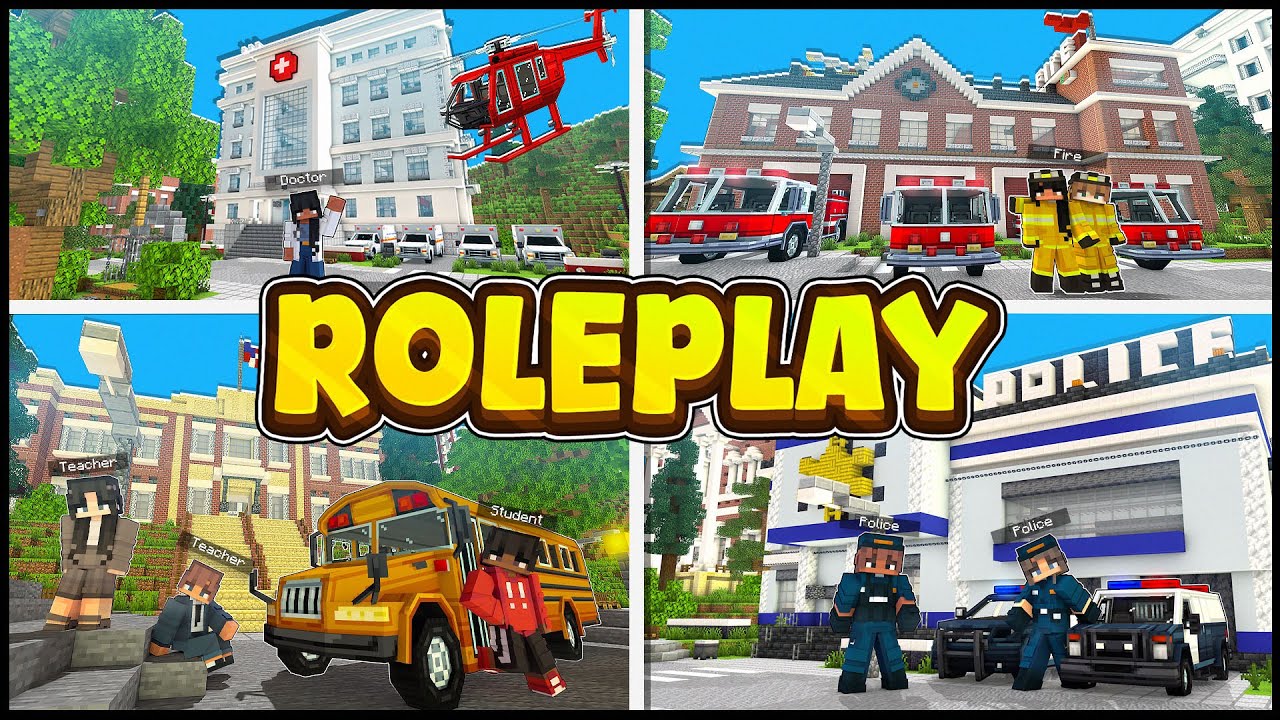 🔥 The Ultimate Minecraft Roleplay Town Map - YouTube