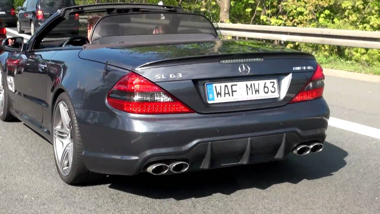SL 63 AMG (exhaust sound) - YouTube