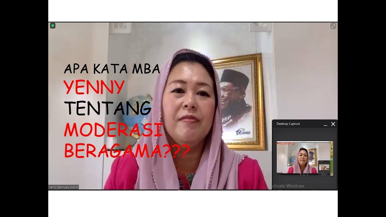 Apa kata Mba Yenny tentang Moderasi Beragama??? - YouTube