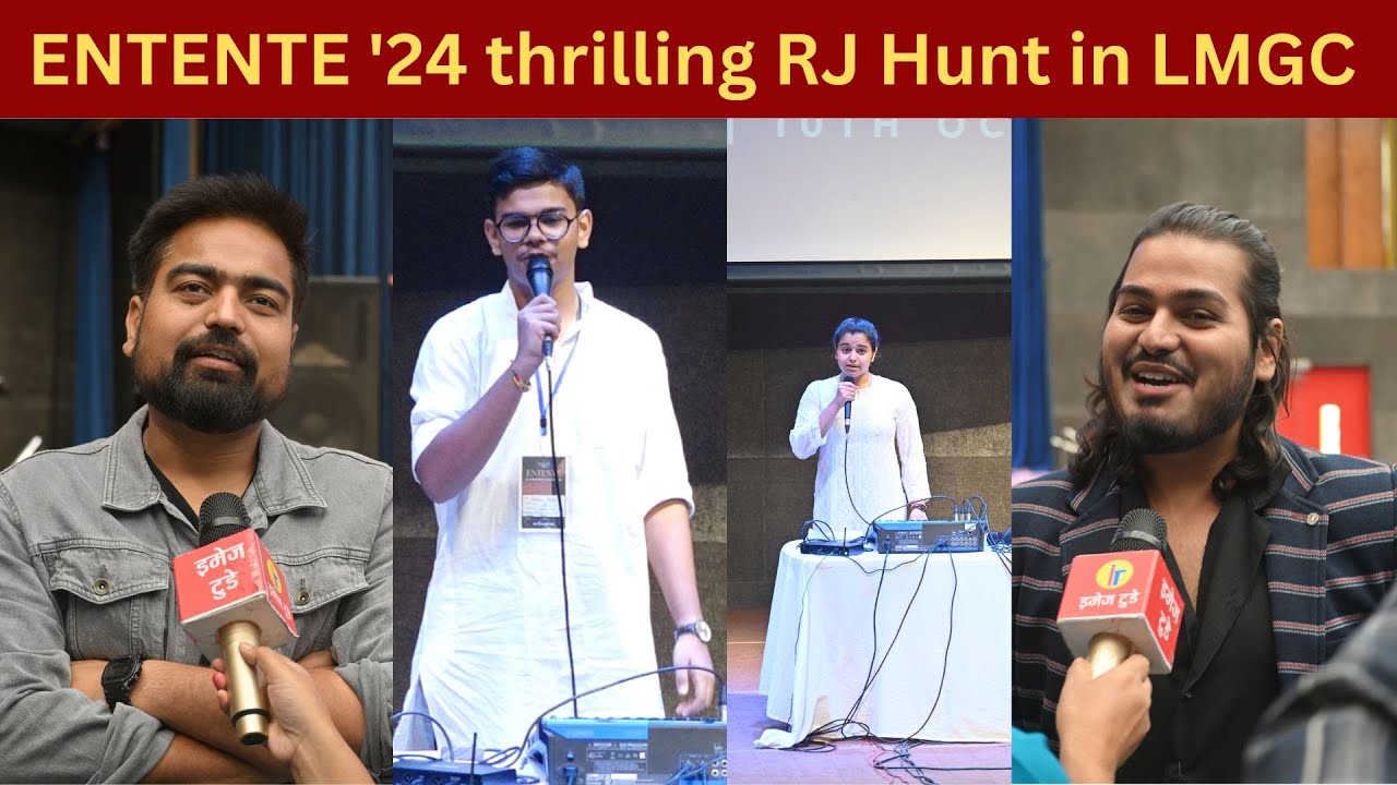 ENTENTE '24 thrilling RJ Hunt in LMGC @IMAGETODAYLUCKNOW - YouTube