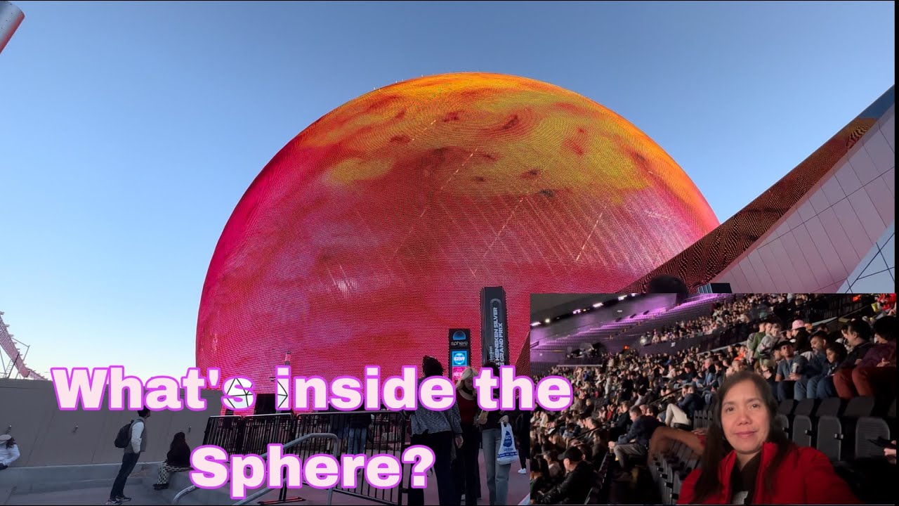 Inside the Sphere experience. | Exploring Las Vegas | @mariroztv8624 ...