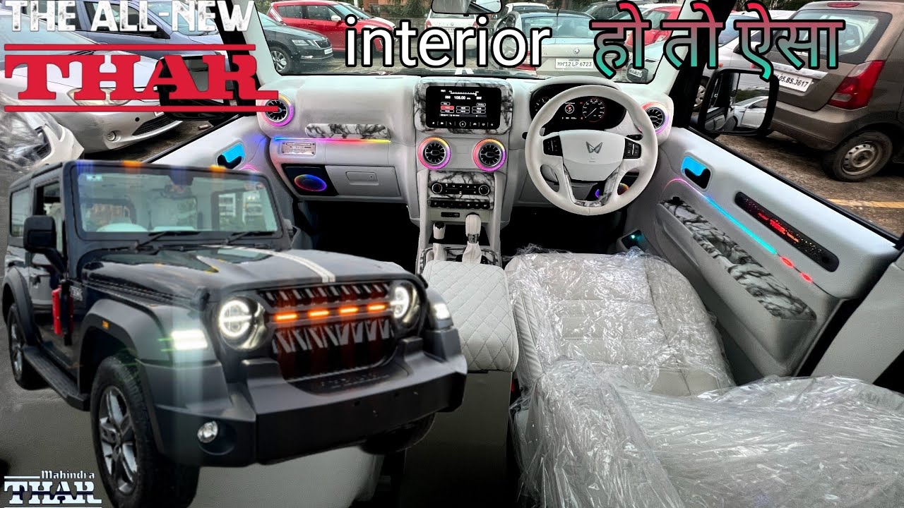 The ALL-NEW Mahindra Thar luxurious interior conversion #mahindra #thar ...