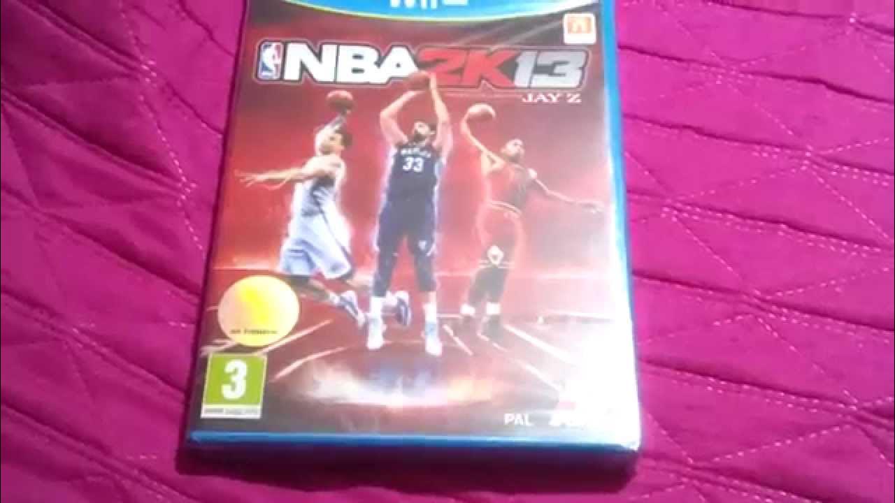 Unboxing NBA 2K13 (Wii U) - YouTube