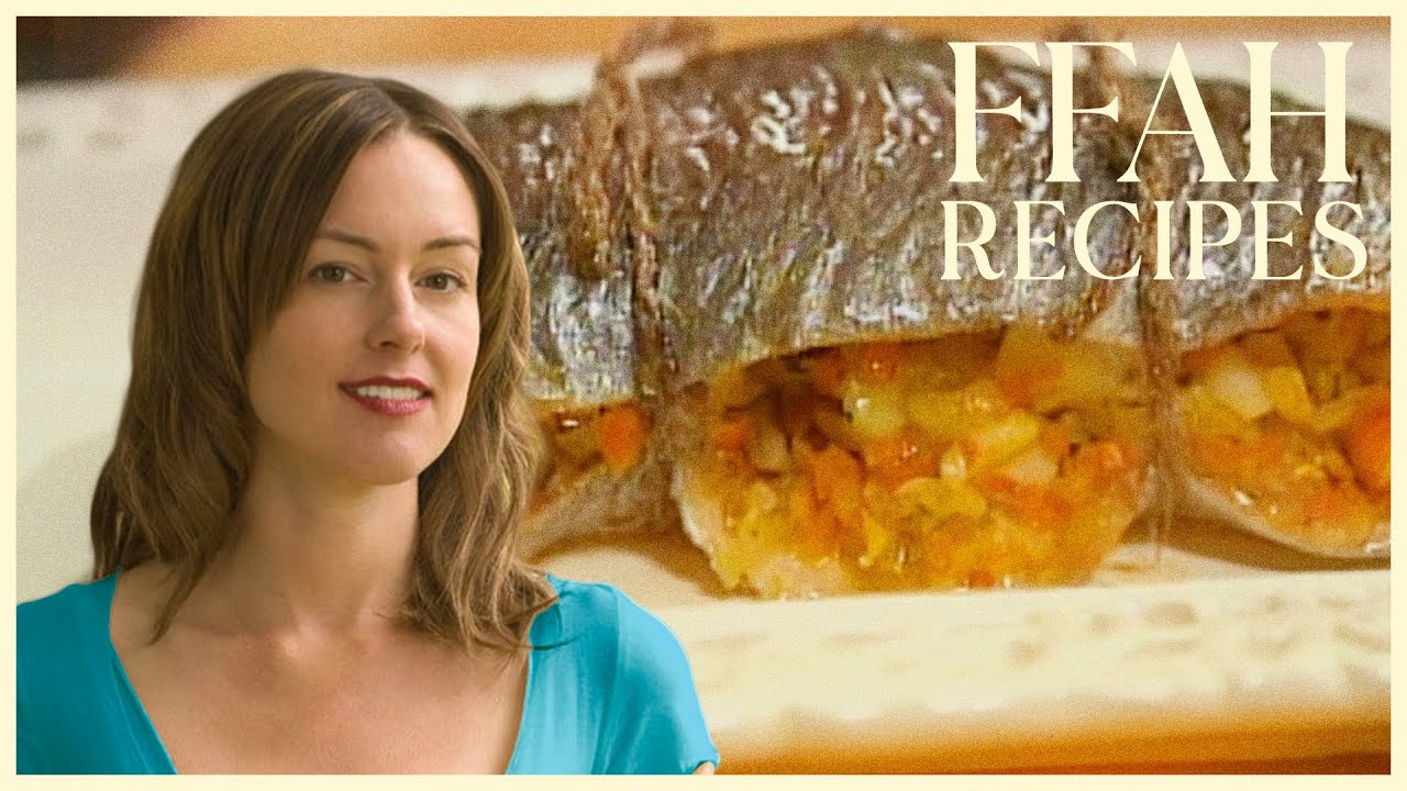 Stuffed Trout Recipe - French Food at Home with Laura Calder - YouTube