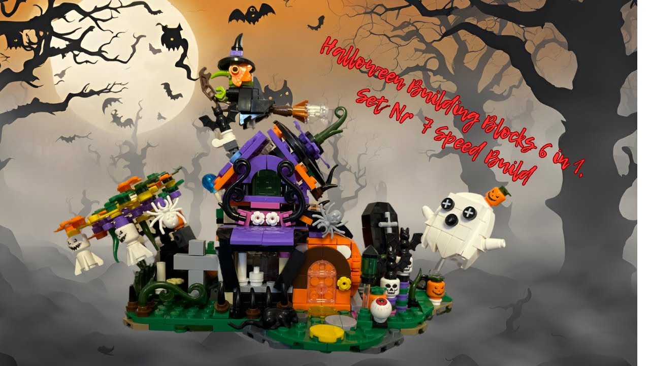 Halloween Building Blocks 6 in 1, Set Nr 7 Speed Build. ☻Das ...