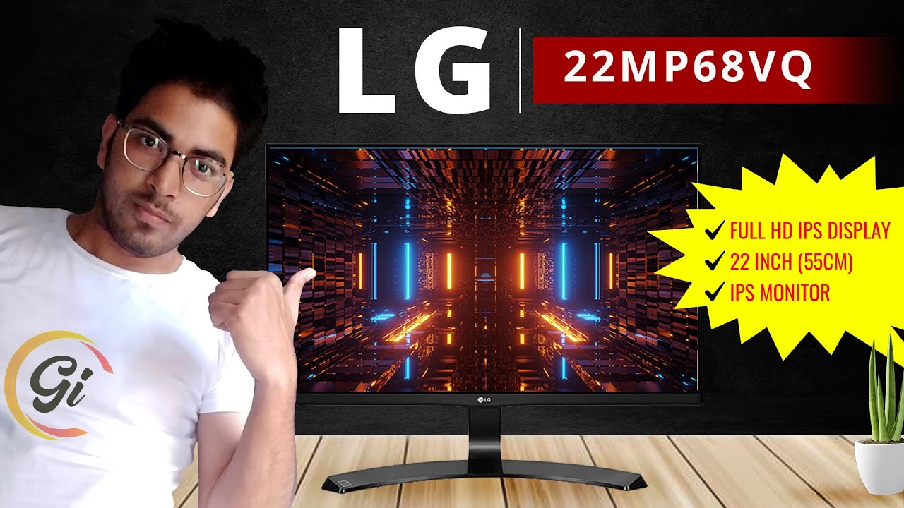 🔥LG 22MP68VQ 22" Full HD IPS Monitor Unboxing🔥 | Graphics Innovative ...