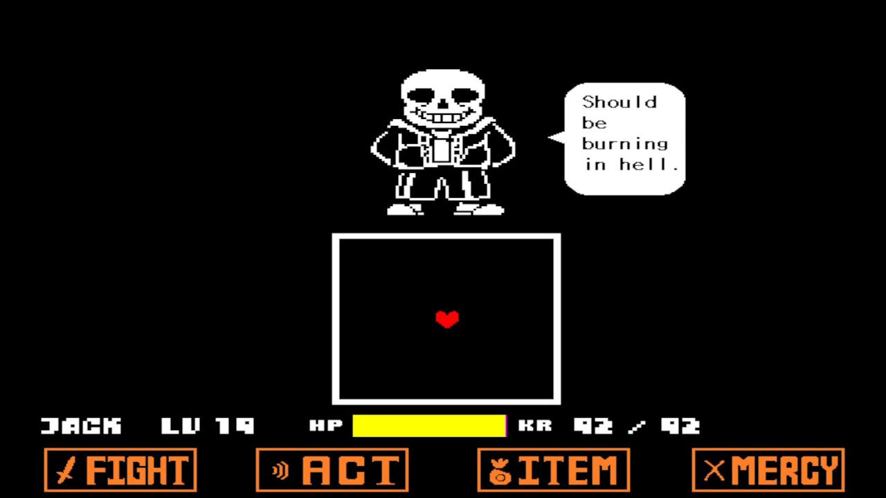 Will This Ever End Sans Boss Fight - YouTube