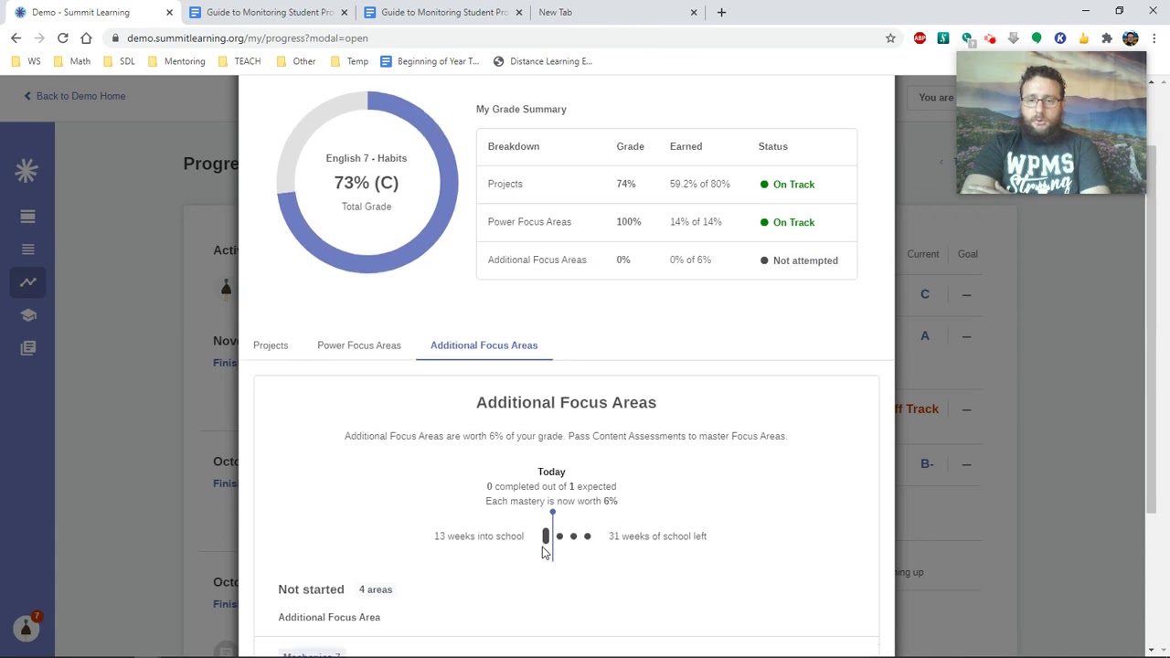 Summit Learning Grades: Grade Overview - Focus Areas - YouTube