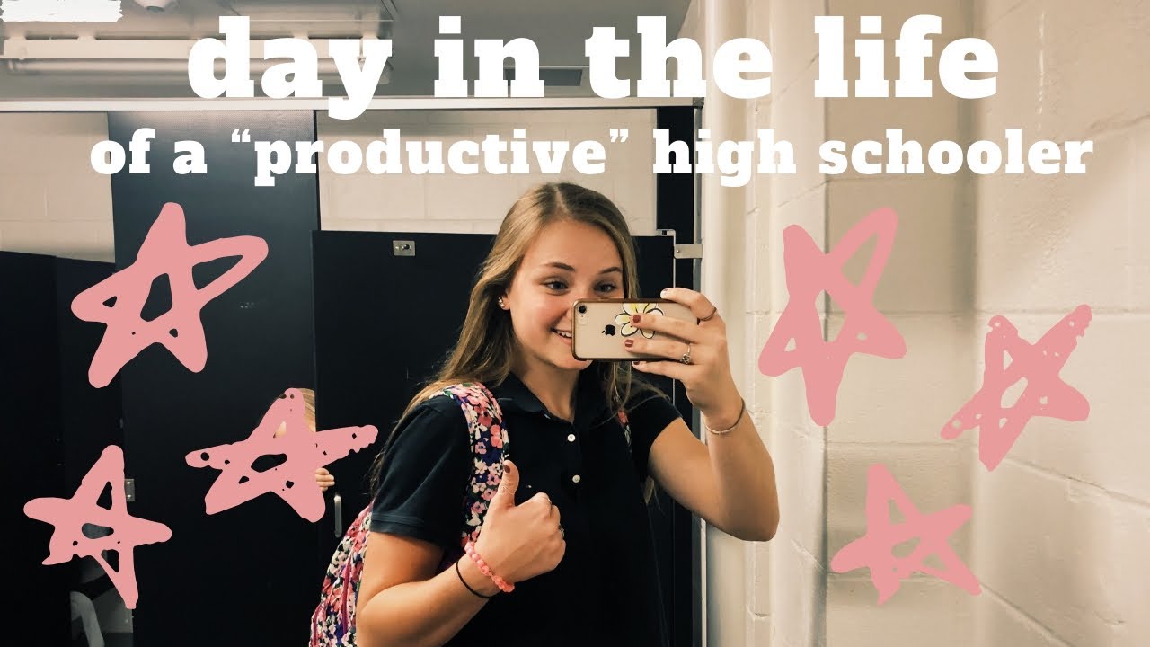 a PRODUCTIVE day in the life (high school vlog) - YouTube