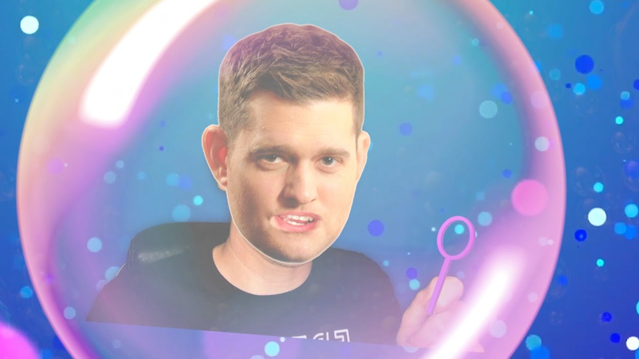 Michael Bublé in a Bubble Blowing Bubbles - YouTube