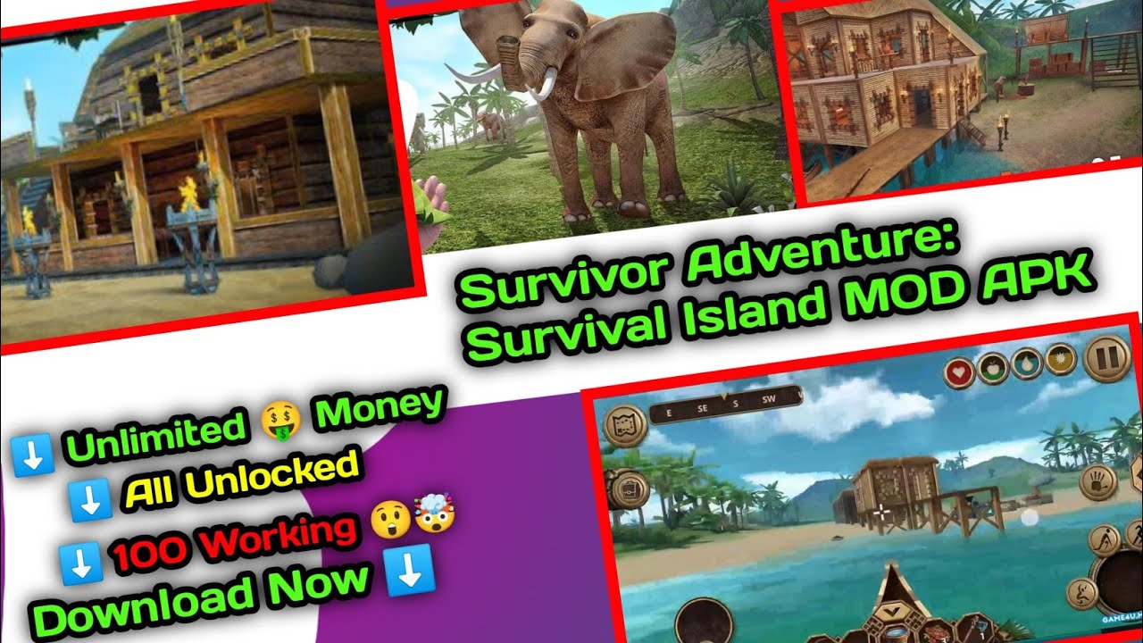 Survivor Adventure: Survival Island MOD APK ( Unlimited 🤑 Money AND 💎 ...