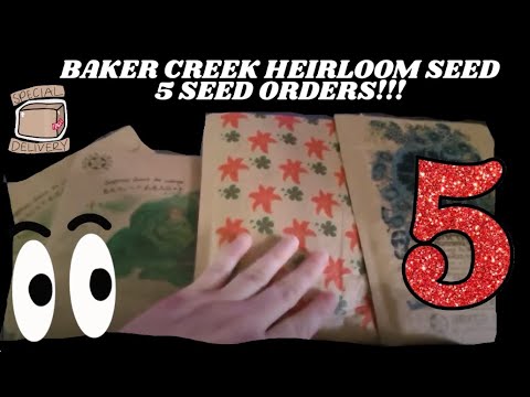 5 Baker Creek Seed Packages! Cinco Seed Haul! #seeds #seedhaul # ...