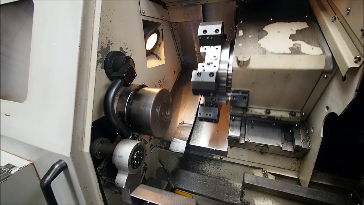 Daewoo Lynx 210LC CNC Lathe - YouTube
