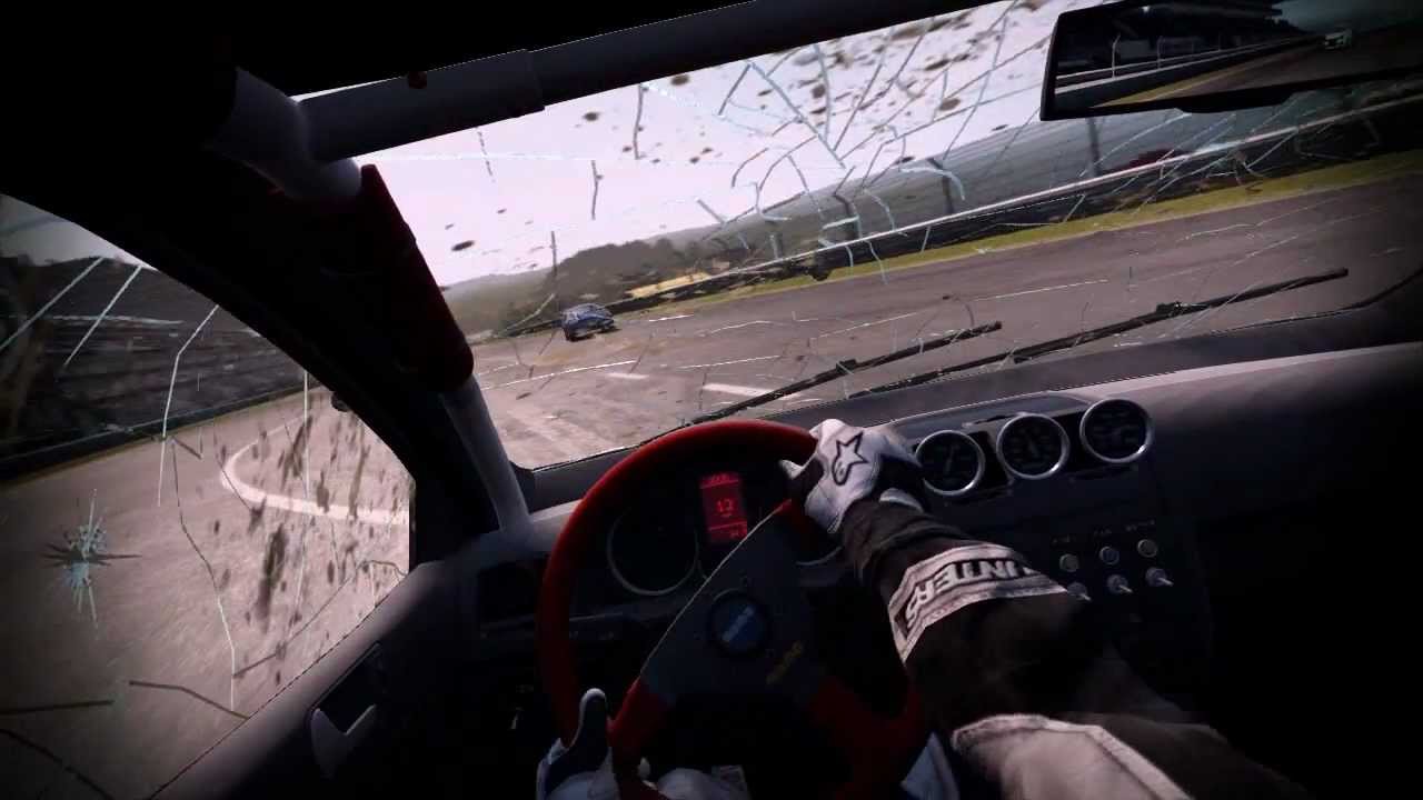 NFS Shift 2 crash test - ATI HD 5450 - YouTube