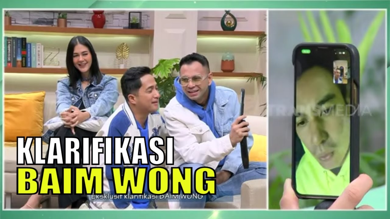 EKSKLUSIF! Klarifikasi Baim Wong Soal CFW dan Ucapan 'Satu Kata' Untuk ...