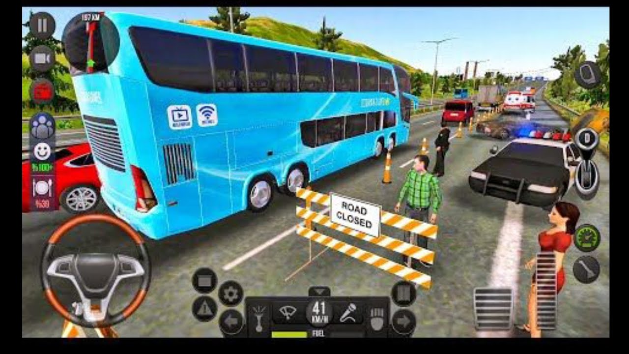 Euro Coach Bus simulator 2020: City Bus Driving Game - Android Gameplay ...