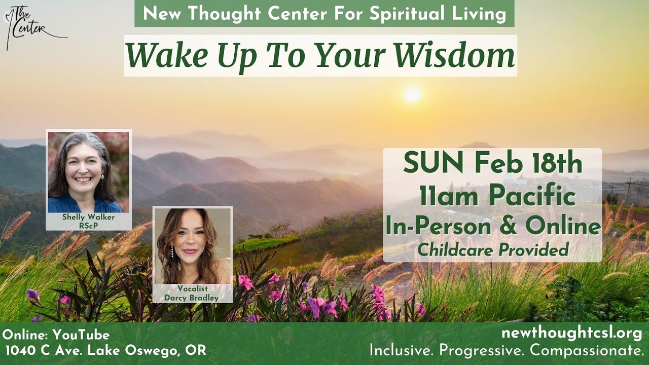 Wake Up To Your Wisdom with Shelly Walker, RScP & Ministerial Student ...