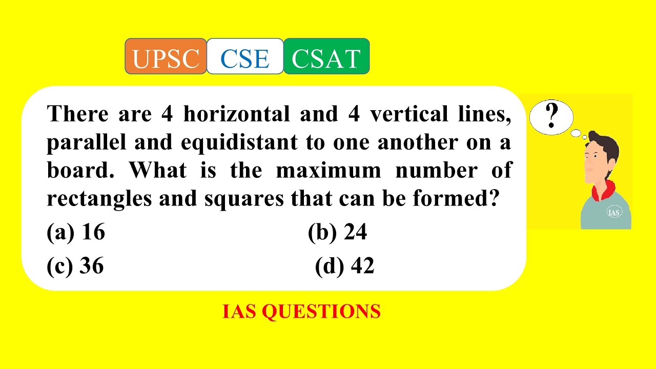 2017_Qn A38, There are 4 horizontal and 4 vertical lines, parallel and ...