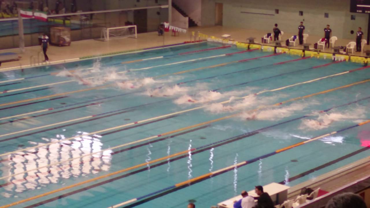 بنیامین قره حسنلو 50ازاد Iran swimming - YouTube